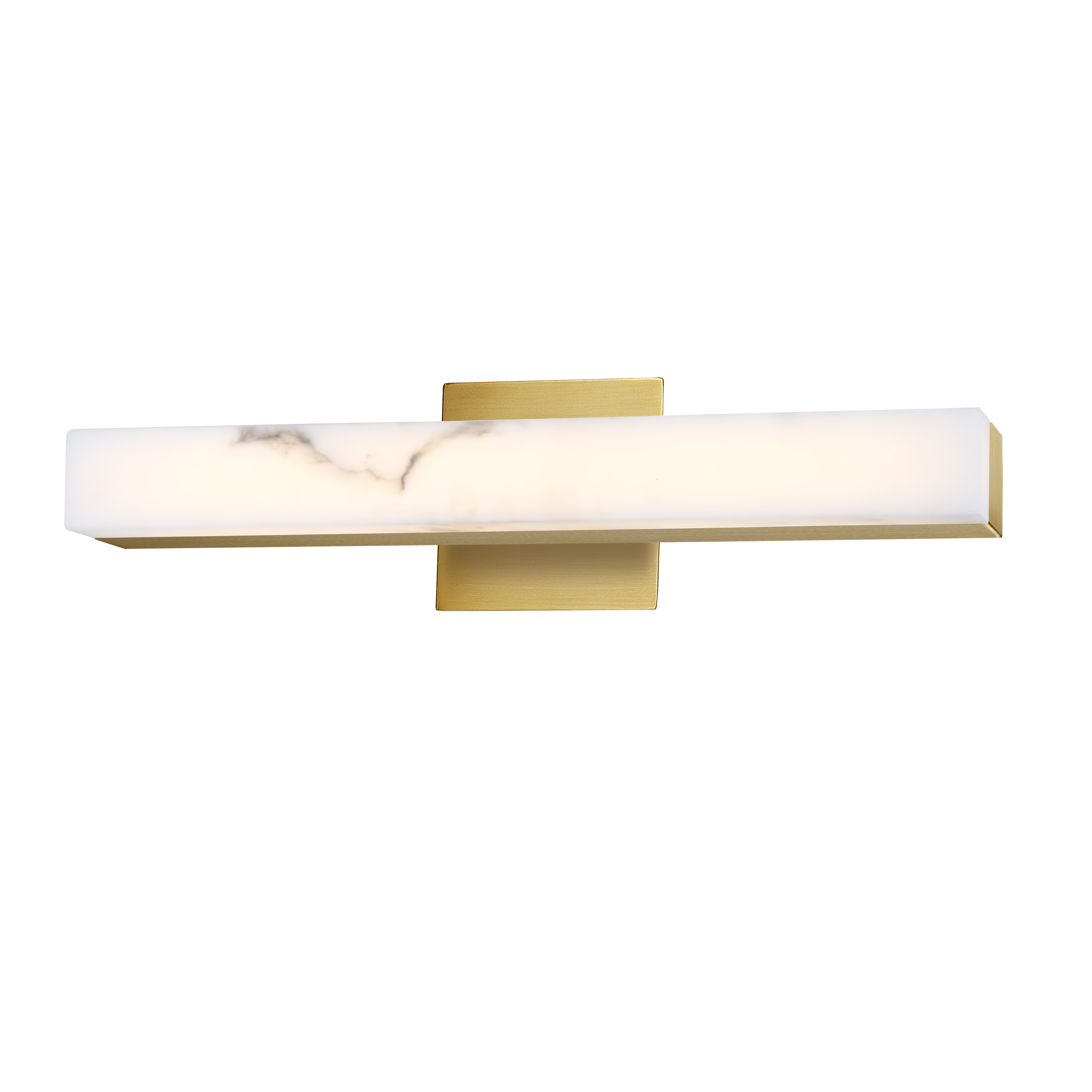 20W 5CCT Wall Sconce, AGB w/ Faux Alabaster - Dainolite